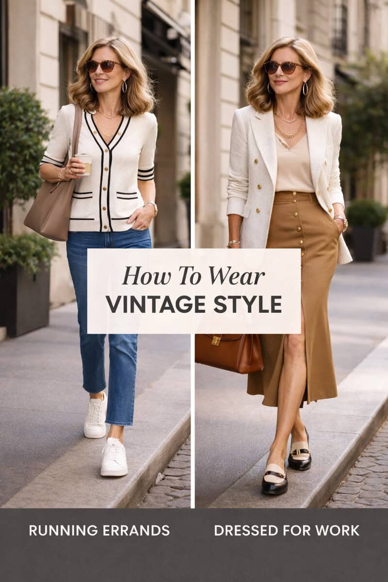 How to Wear Vintage Style After 45 Without Looking Dated - The ...