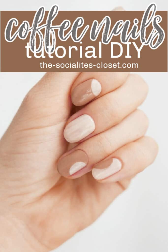 Coffee Inspired Nails Tutorial | The Socialite's Closet