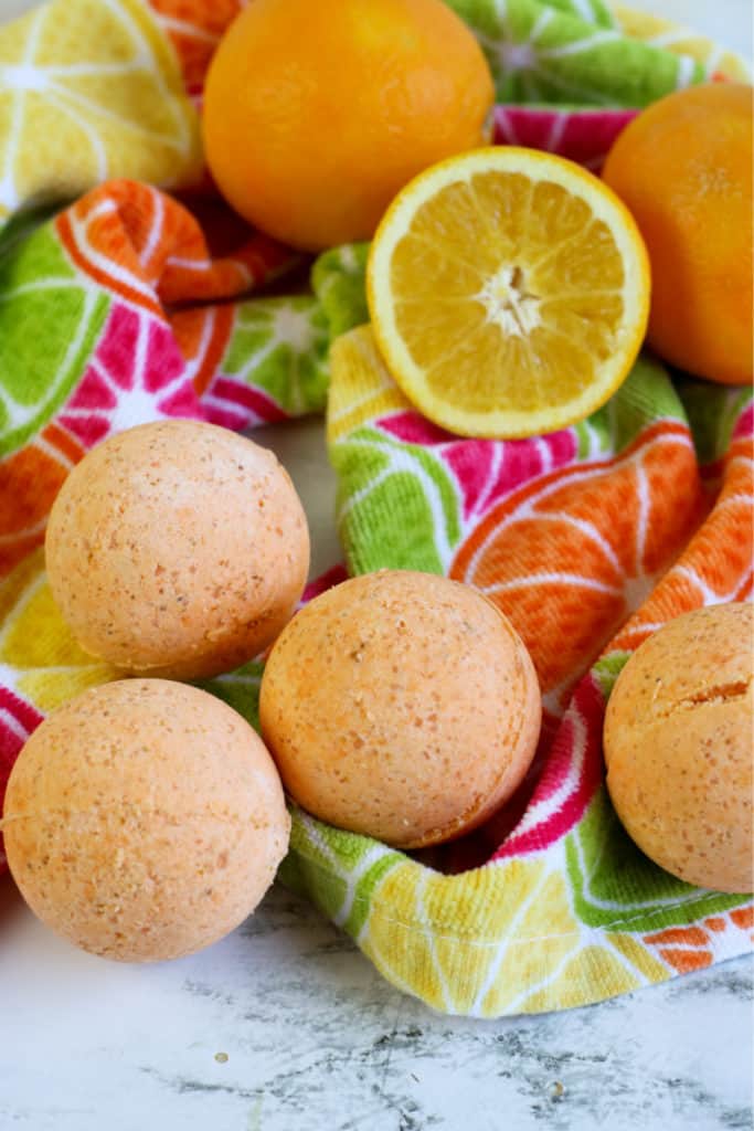 Orange Bath Bombs Recipe to Reduce Stress and Lift Your Mood