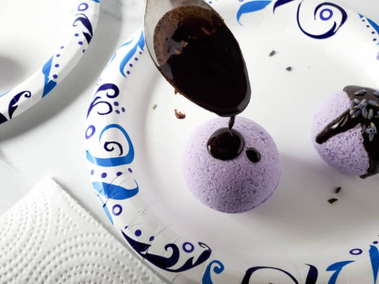Lavender Chocolate Bath Bombs | The Socialite's Closet