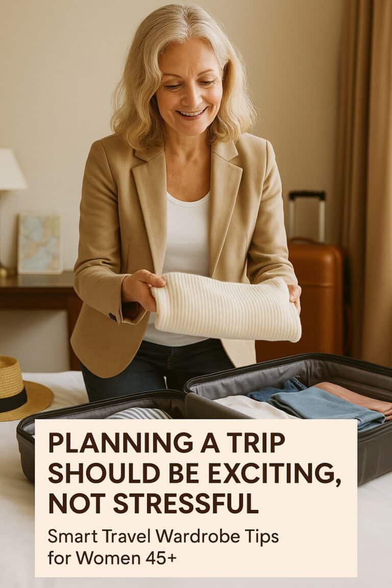 Travel Wardrobe Tips for Women Over 45 - The Socialite's Closet