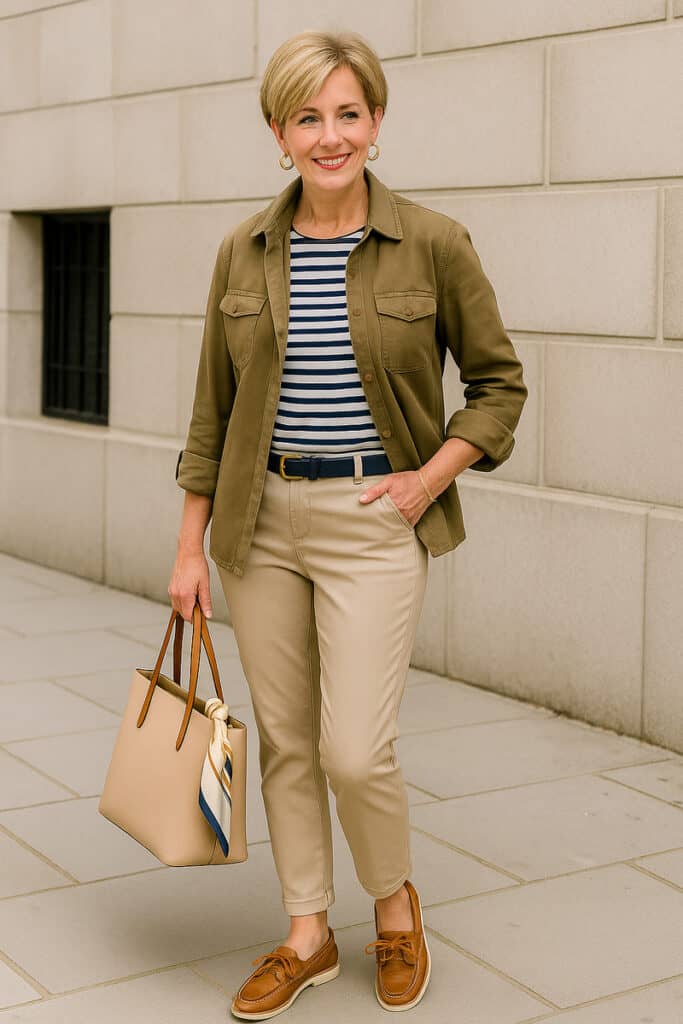How to Style Preppy Boat Shoes When You’re Over 45 - The Socialite's Closet